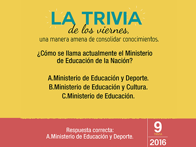 REDES Educación - Trivias